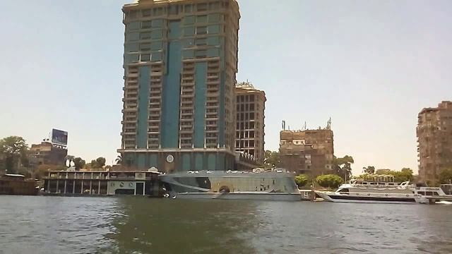 Африка. Египет.  Каир.  Река Нил.  Прогулка на катере.