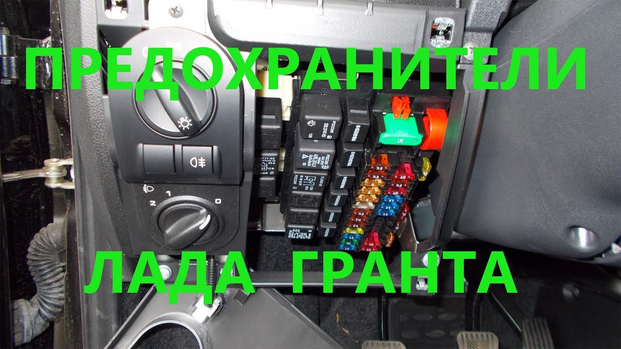 Предохранители Лада Гранта