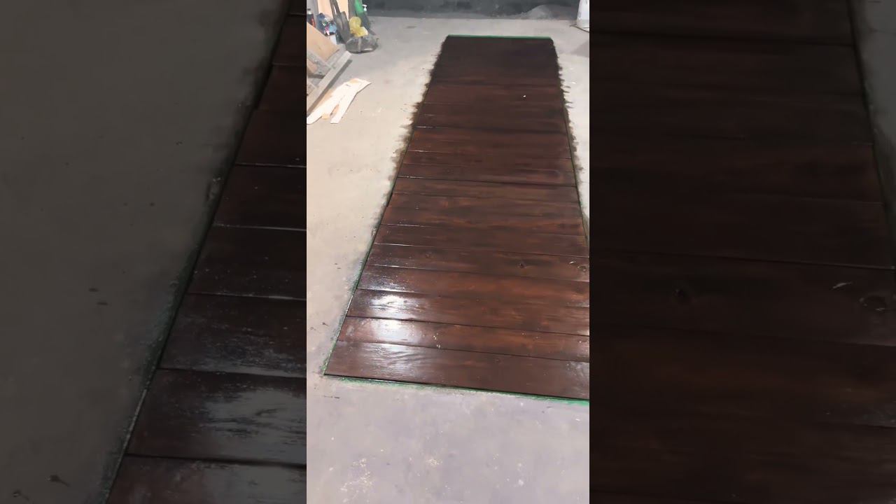 Финал финалов. Доски на яме в гараже.