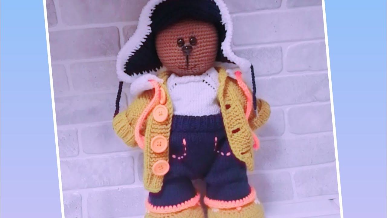 Вяжем штанишки для медвежонка