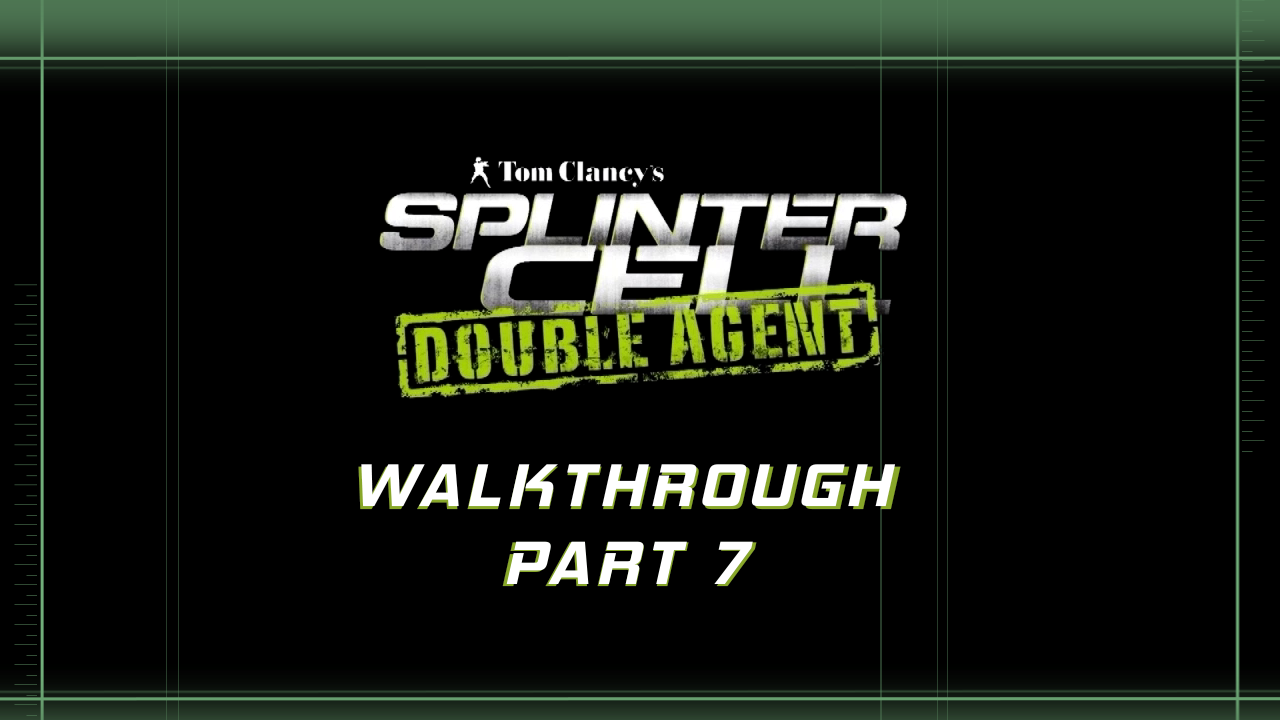 07. Splinter Cell Double Agent - Cozumel - Stealth Walkthrough