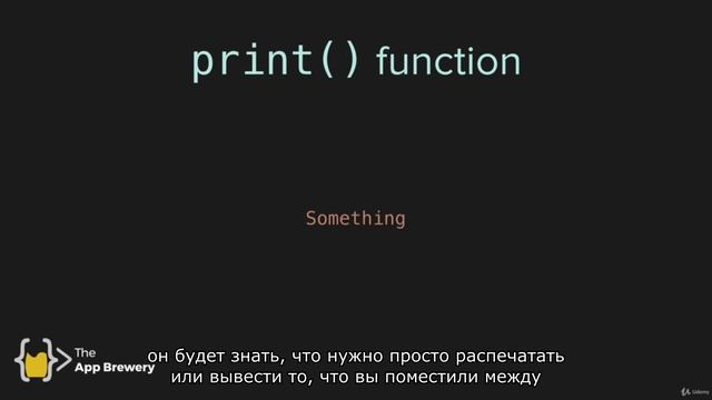 [100 Days of Python] (День 001) 005 Печать в консоль Python