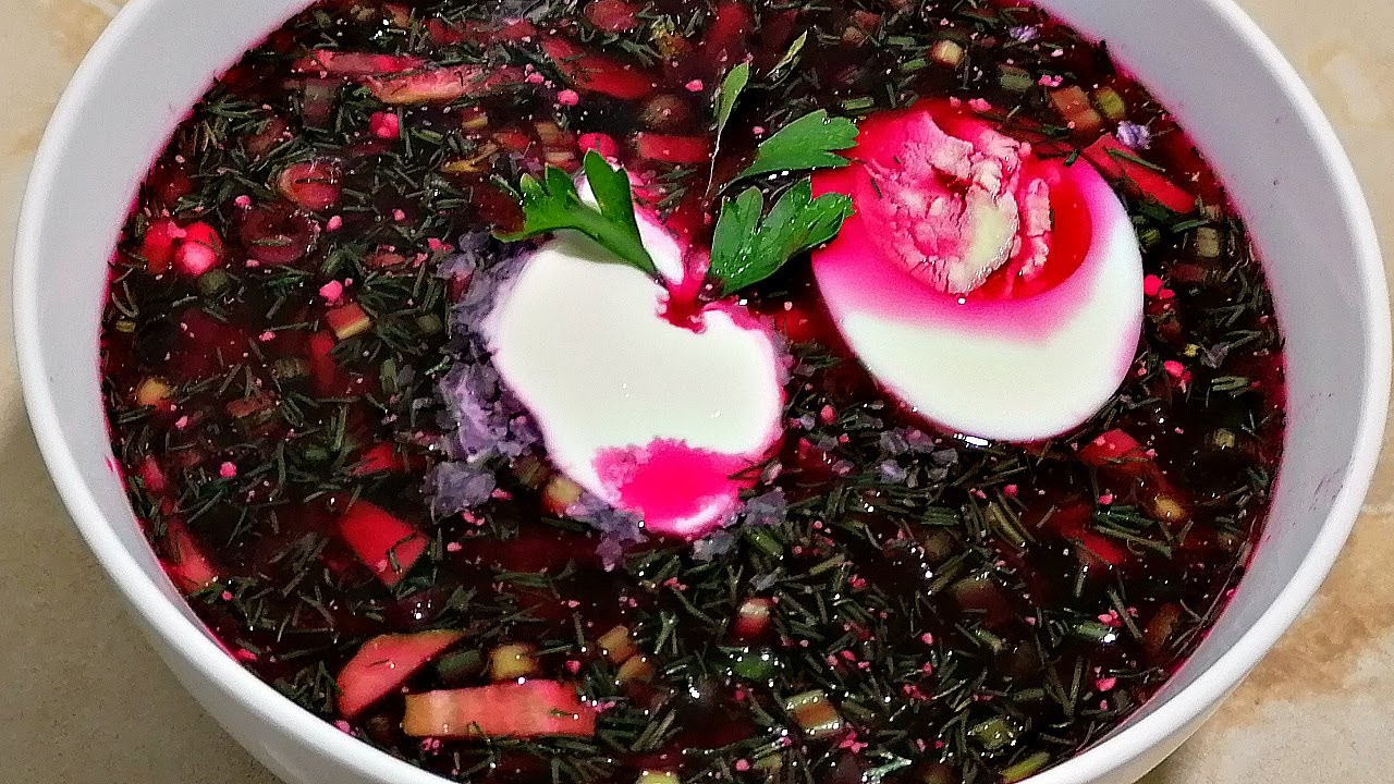 Свекольник, или холодный борщ!