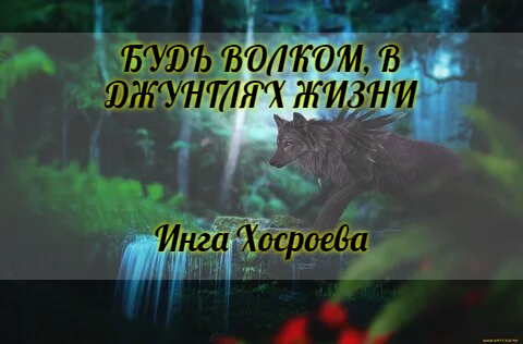 БУДЬ ВОЛКОМ, В ДЖУНГЛЯХ ЖИЗНИ. ИНГА ХОСРОЕВА. ВЕДЬМИНА ИЗБА.