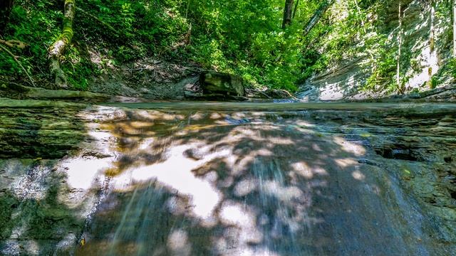 Водные каскады. Пшадские водопады в 4к. Параллакс видео. Синемаграфия. Живые фотографии.
