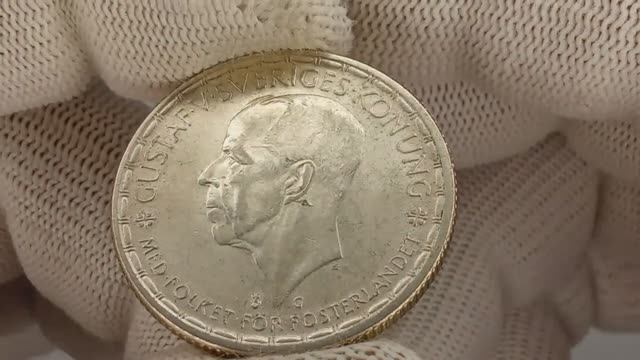 Швеция 2 кроны, 1942 года.