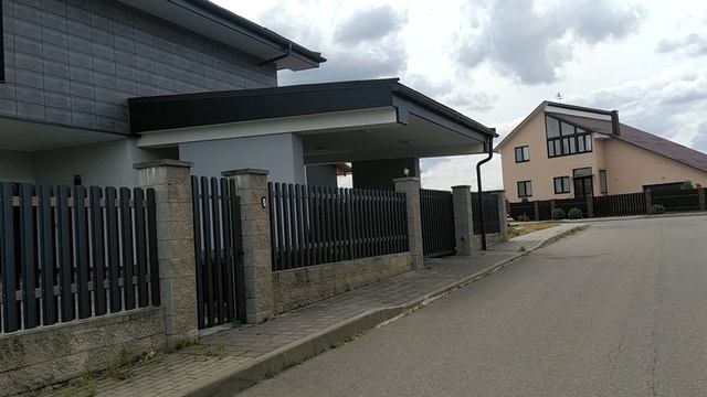 Навес над вьездными воротами. Минская обл.