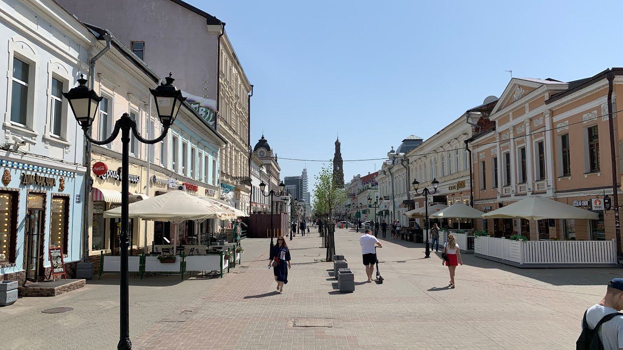 КАЗАНЬ 2021. УЛИЦА БАУМАНА ПОЛНОСТЬЮ 16.05.2021