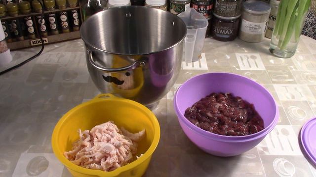 Колбаса. Рубленная баранья ветчина.