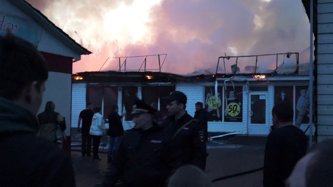 Пожар в Минусинске 25.04.2017 Часть 7