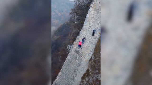 STEEP PLOT WITH STEPS ON THE GREAT WALL OF CHINA