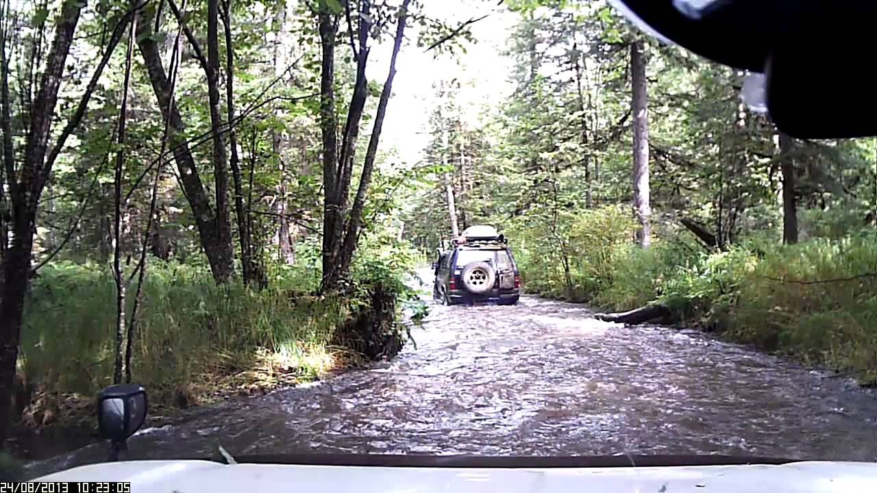 Prado LC  Дорога- ручеёк Road - stream  Extreme