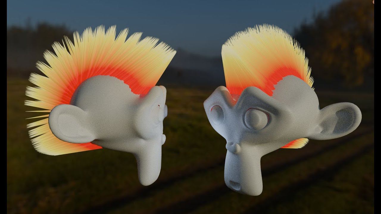 Geometry nodes: анимированные иглы.