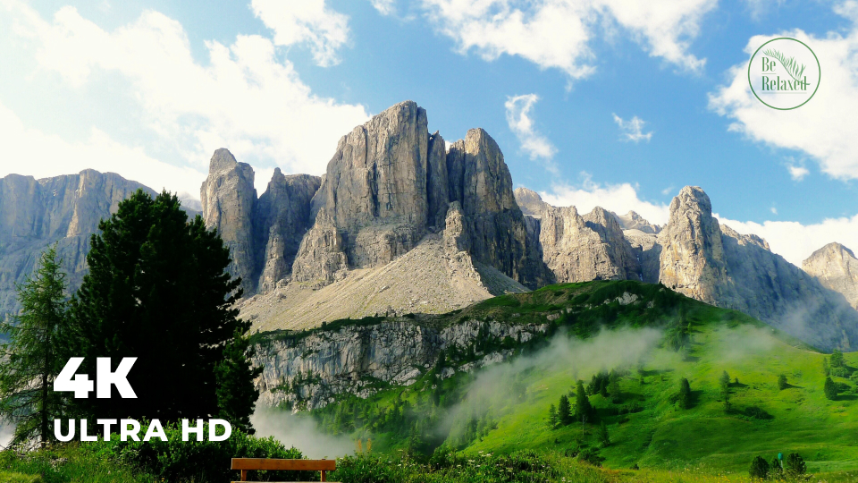 Успокаивающая медитация | Музыка для йоги | Горные пейзажи