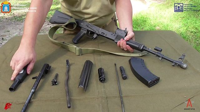 АК 74, устройство, неполная разборка, сборка.mp4