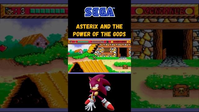 Asterix and the Power of the Gods на SEGA. #Shorts