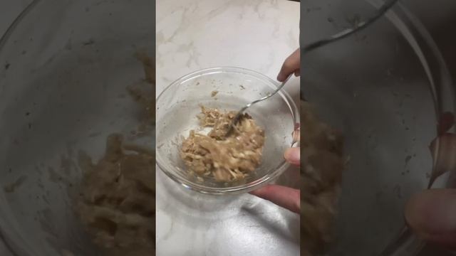 Ежики из тунца. Быстрый рецепт