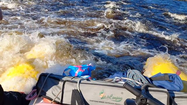 Порог Горшок на реке Чирка (Карелия)