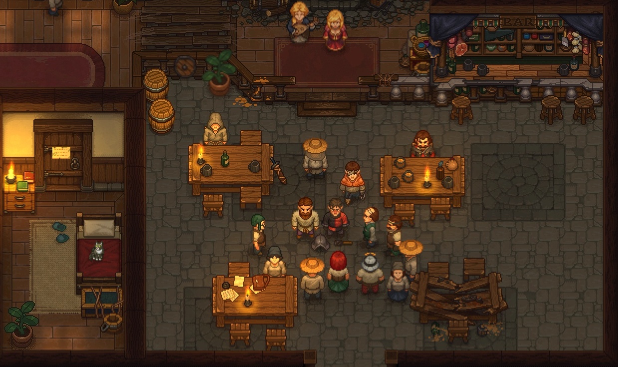 Graveyard Keeper - часть 16. Дебош.