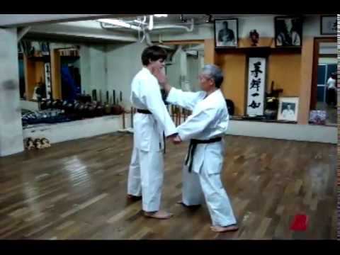 Goju Ryu karate-do. Sensei Masakazu Kuramoto. Hojo Undo. Kata Seisan.