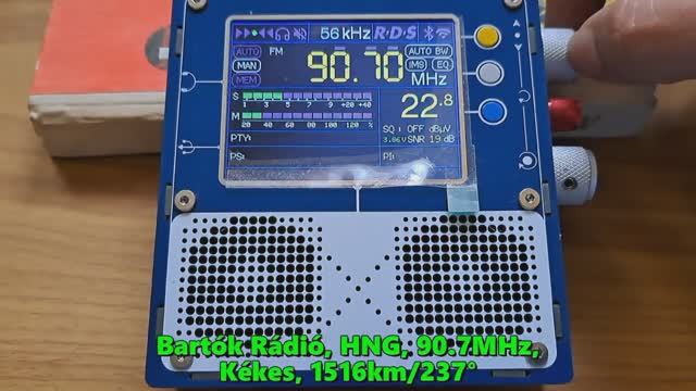 09.07.2023 15:18UTC, [Es], Bartók Rádió, Венгрия, 90.7МГц, 1516км
