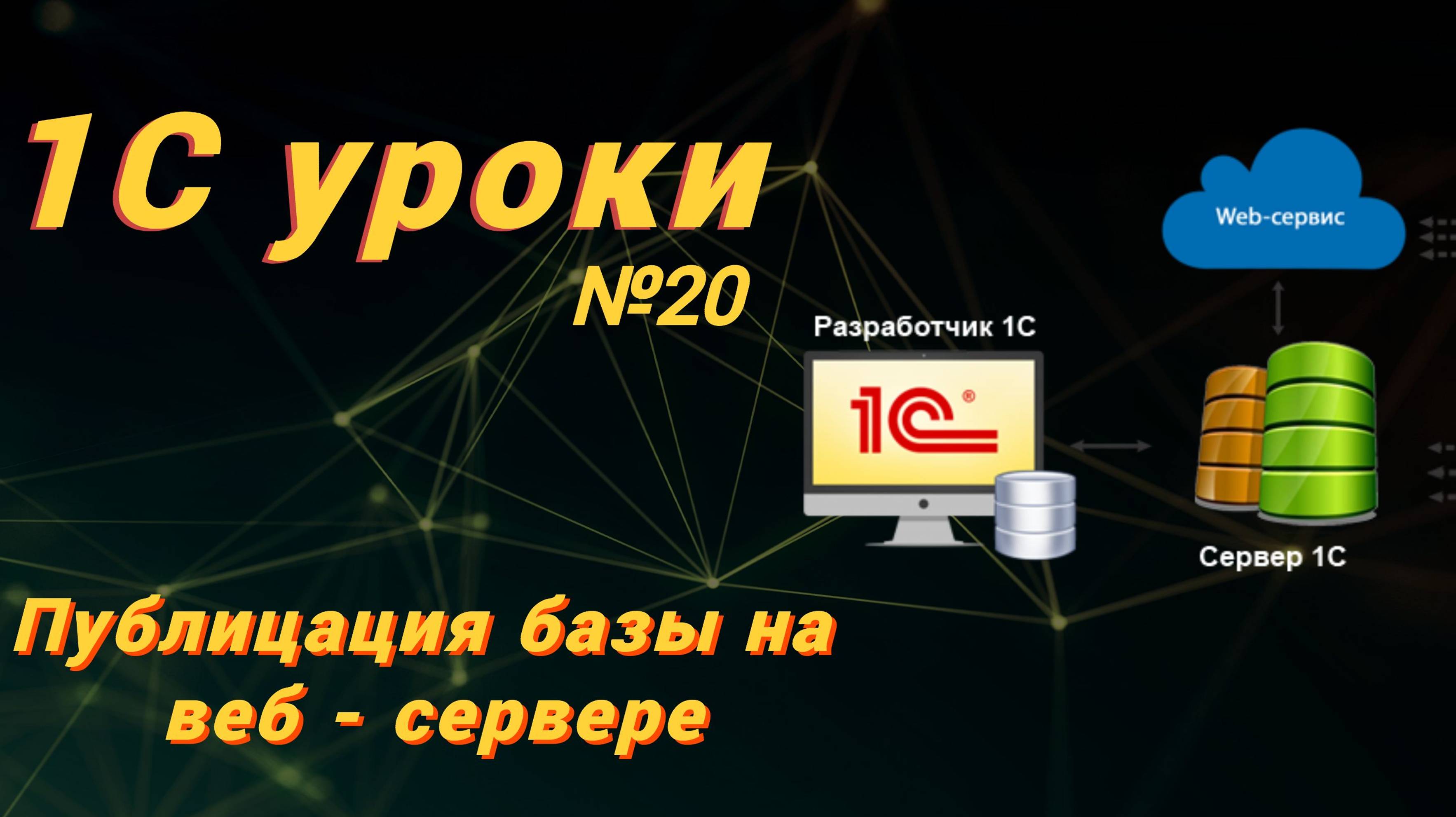 Урок № 20: Публикация базы на веб - сервере 1С (программирование и администрирование)