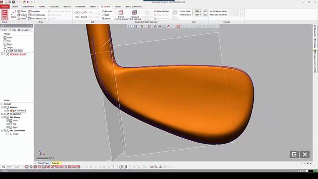 Geomagic Design X - Boundary Fit Surfacing