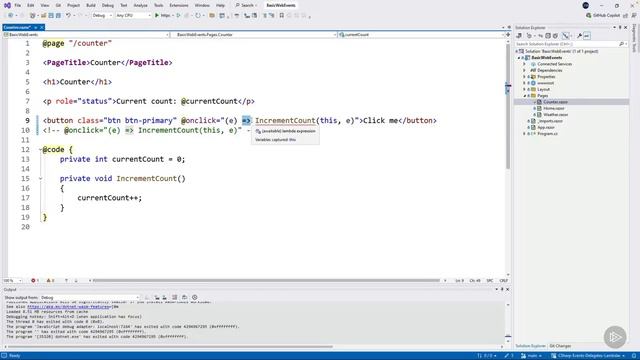 07. Events Delegates and Event Handlers in Action