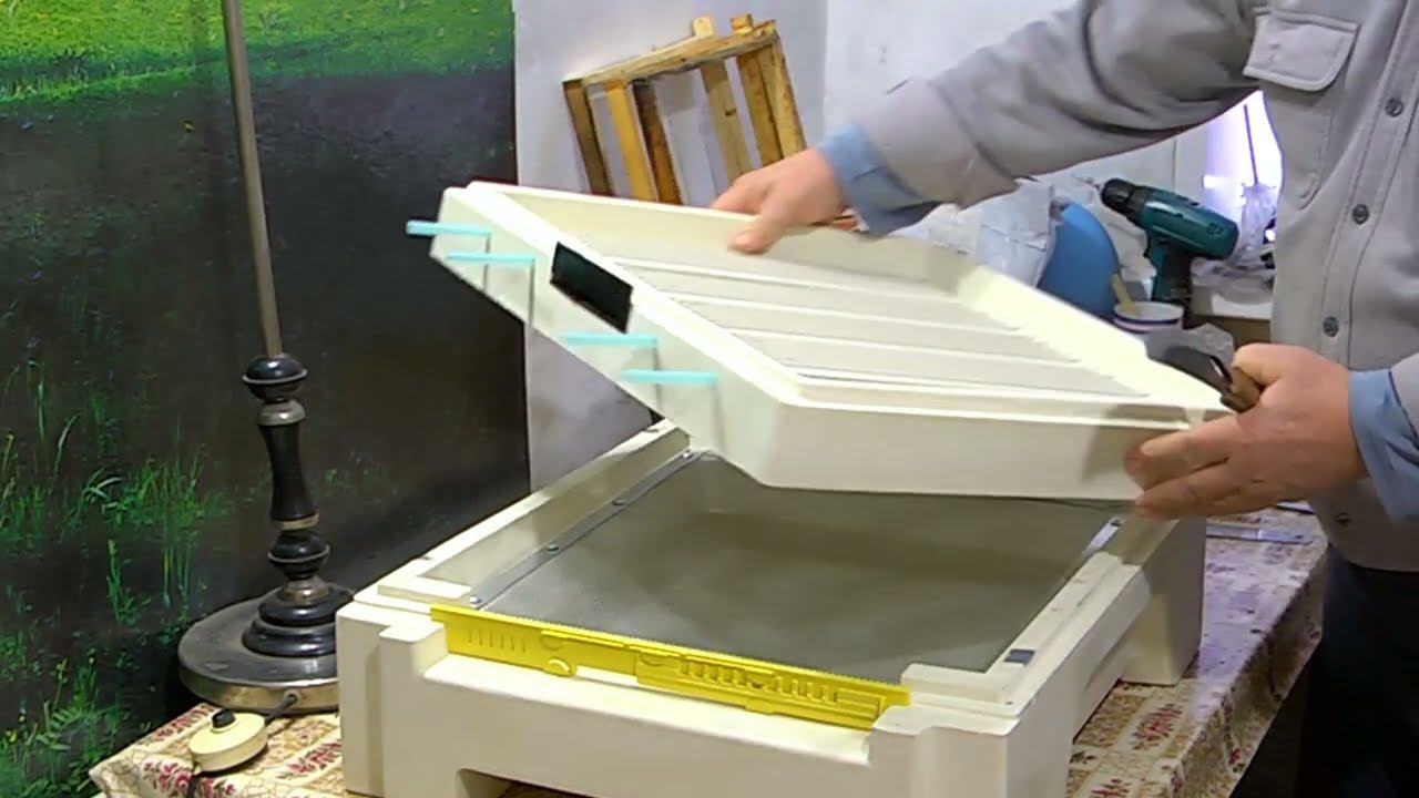 12 рамочный улей bienenhaus - высокое дно и пыльцесборник.