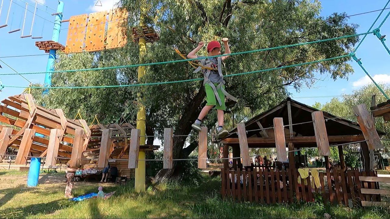 Веревочный парк "На абордаж", Пиратский остров, г.Омск.