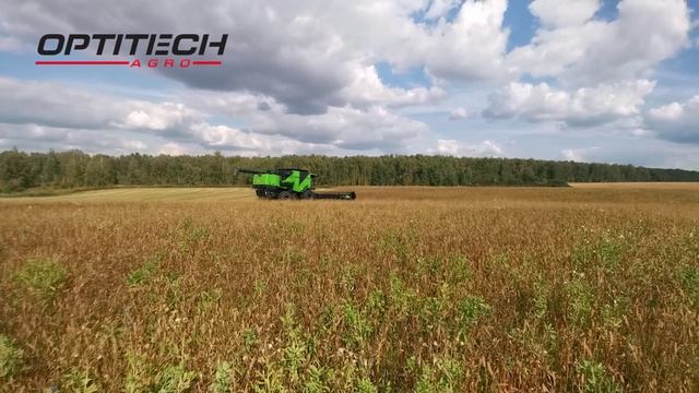 Новый комбайн ОПТИТЭК на уборке гречки