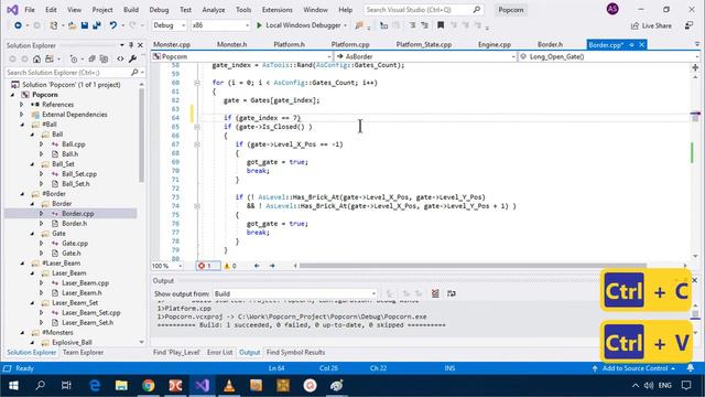 Базовый курс С++ Часть #75. Движение монстра, этап 3 (720p)