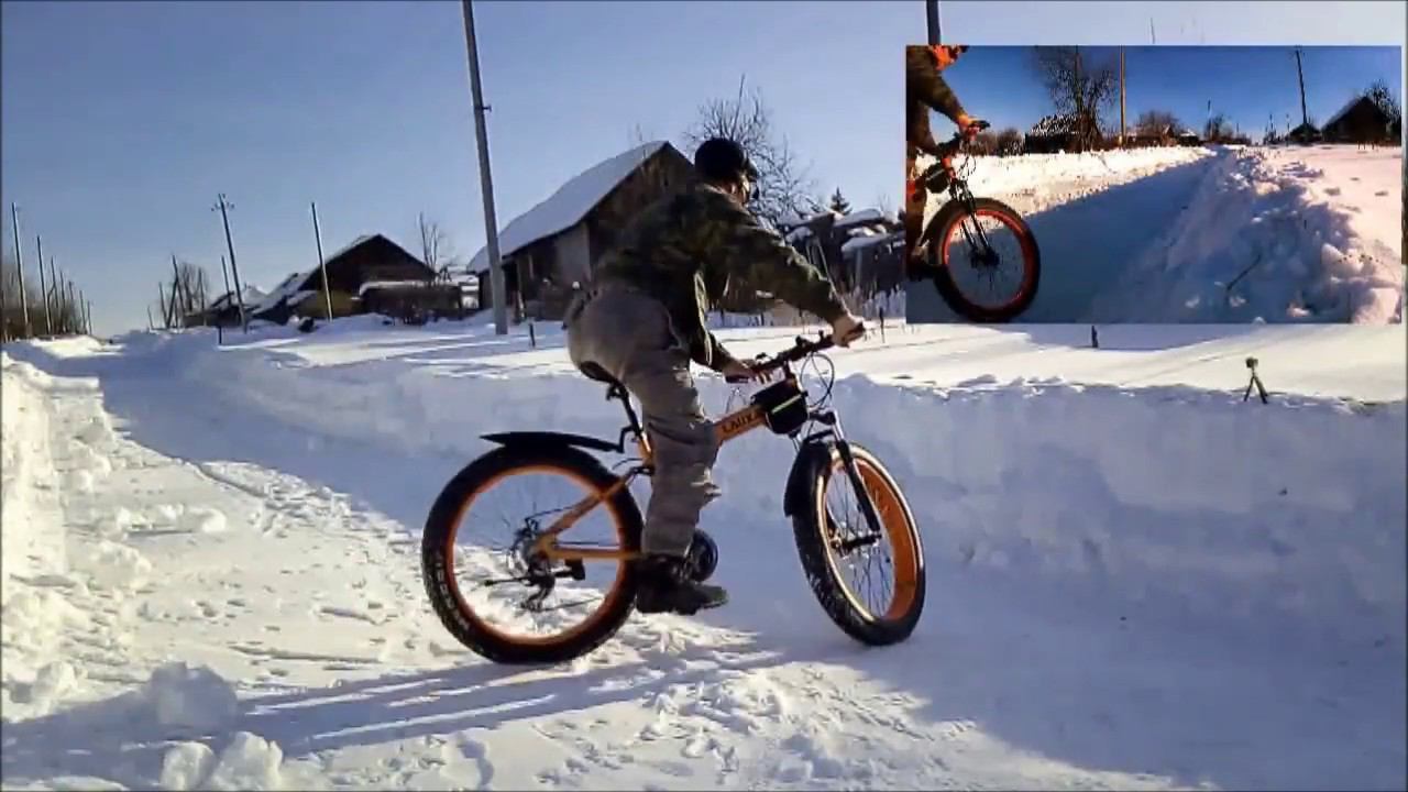 Складной фэтбайк (fatbike) с колесами 26х4.0 из Китая