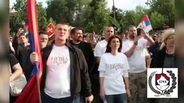 За традиционалну и породичну Србију 06 10 у 1244 испред Пинка Велики Народни Протест.mp4