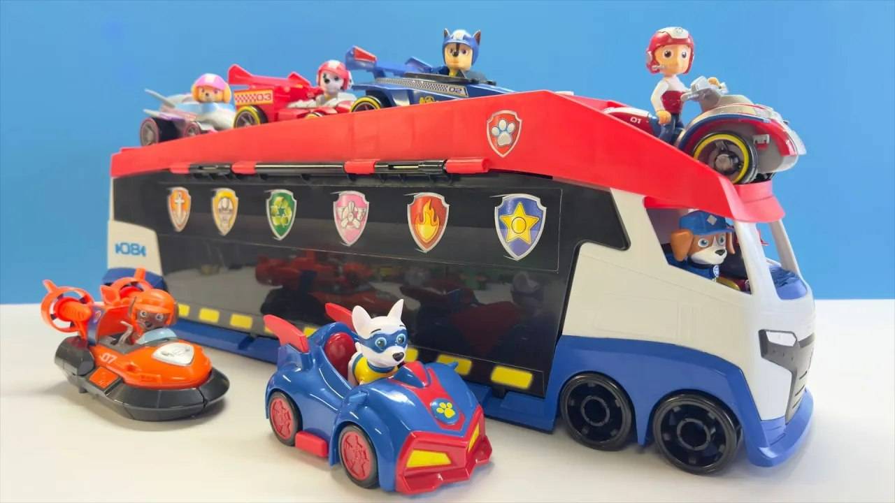 Щенячий Патруль. Авто станция. Распаковка игрушек