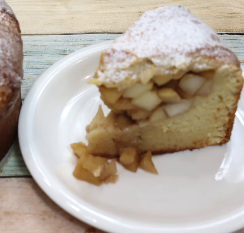 Пирог с яблоками! На шикарном тесте с творогом!