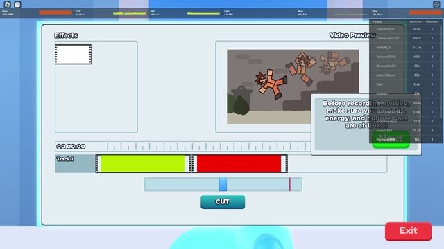 Снимаем видео в ROBLOX!!! #roblox