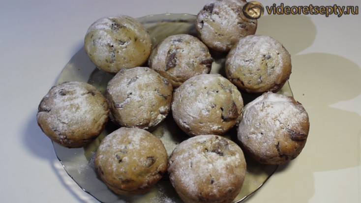 Маффины шоколадные / Chocolate muffins