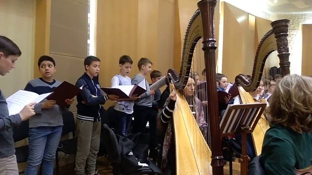 Крокус-сити холл, репетиция к киноконцерту "Титаник", 13.03,18  (фрагмент 1)