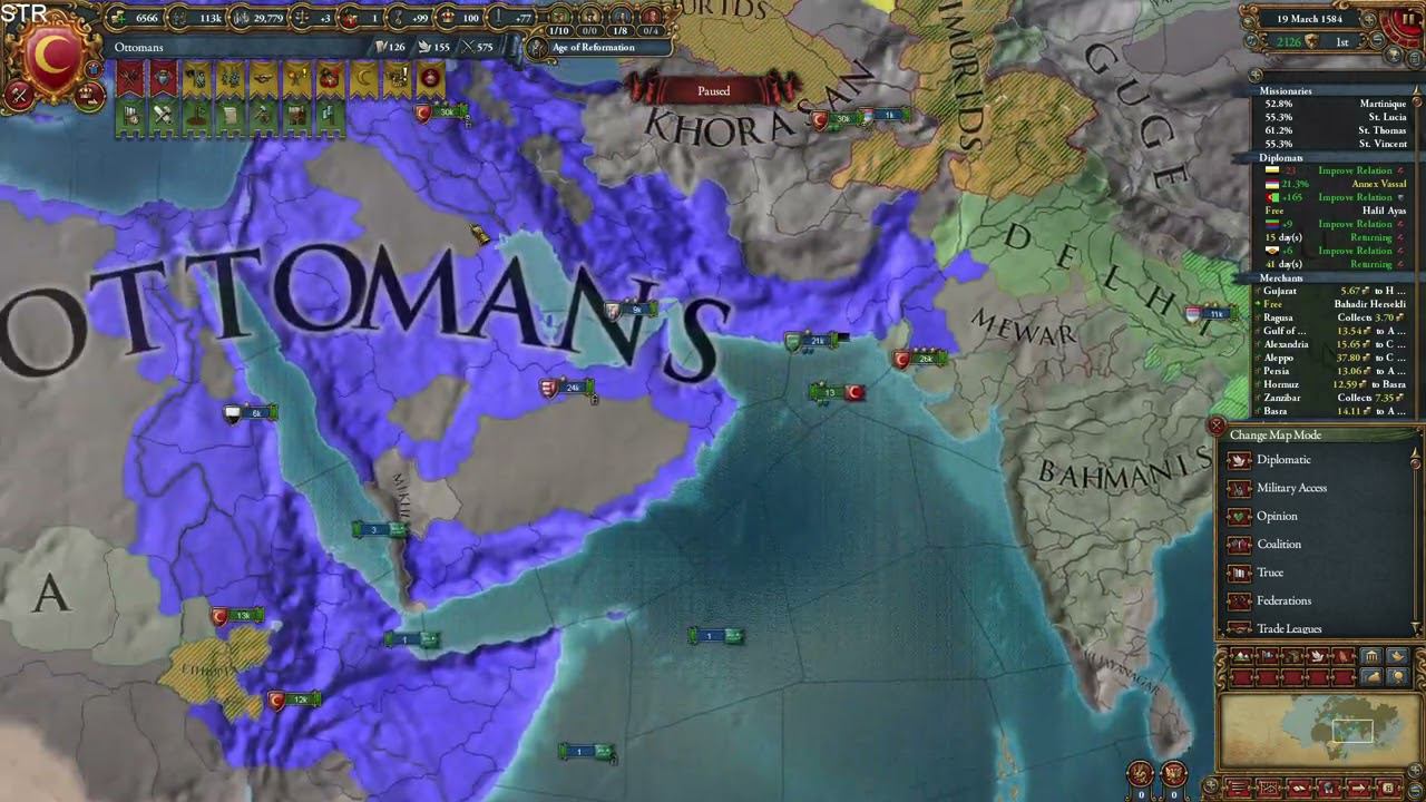 Europe Universalis IV 1.34.5 Casual ottomans часть 19.