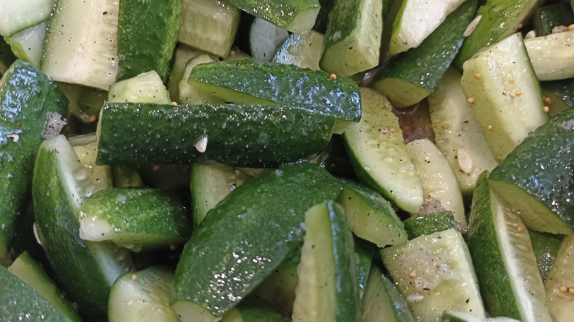 Огурцы в горчице. Заготовка на зиму