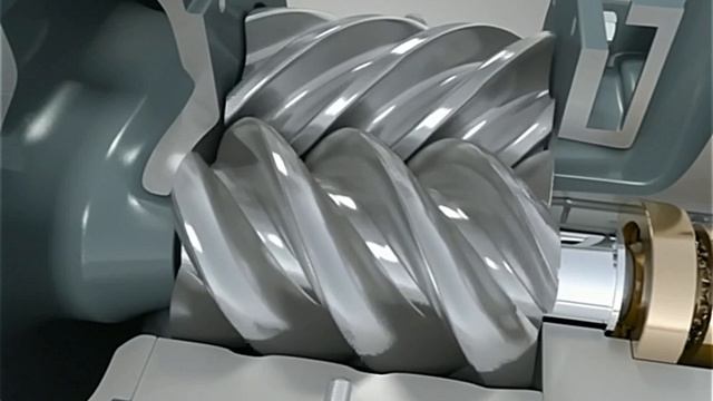 Винтовой газовый компрессор