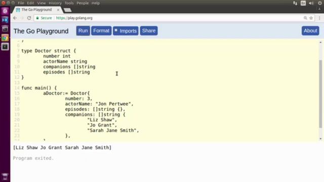 Go: Maps and Structs