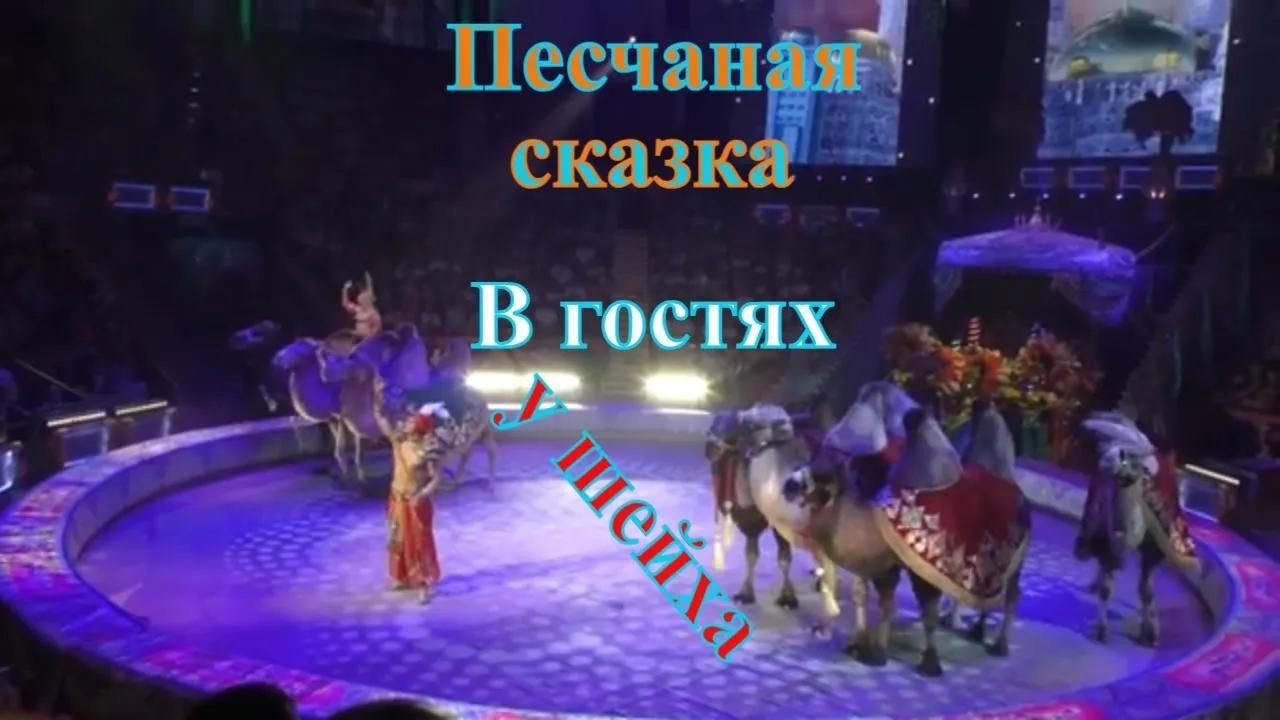 Шоу Гии Эрадзе =Песчаная сказка=. Номер с верблюдами =В гостях у шейха=.