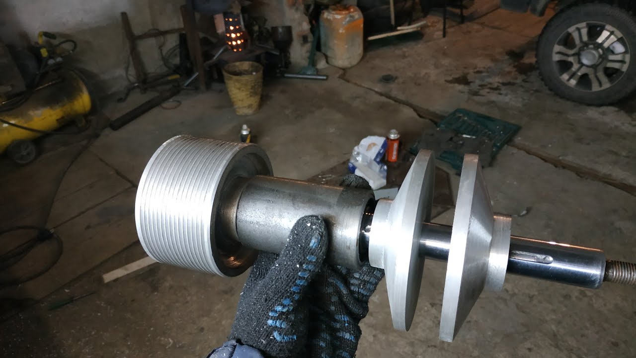 Редуктор для аэросаней своими руками в гараже.