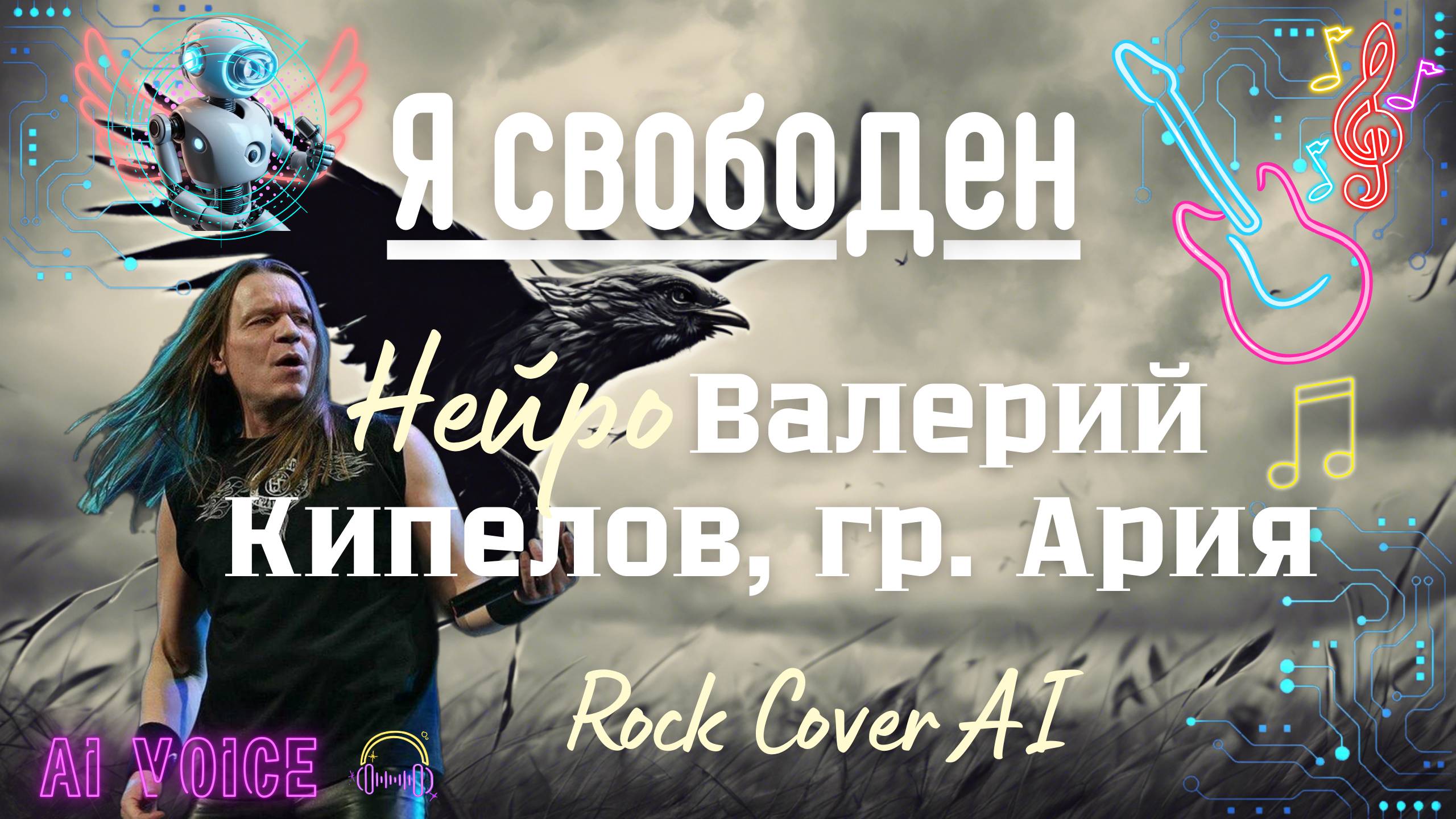 Я свободен - Нейро-кавер, Ai-голос Валерий Кипелов и гр. Ария, Rock Cover Ai