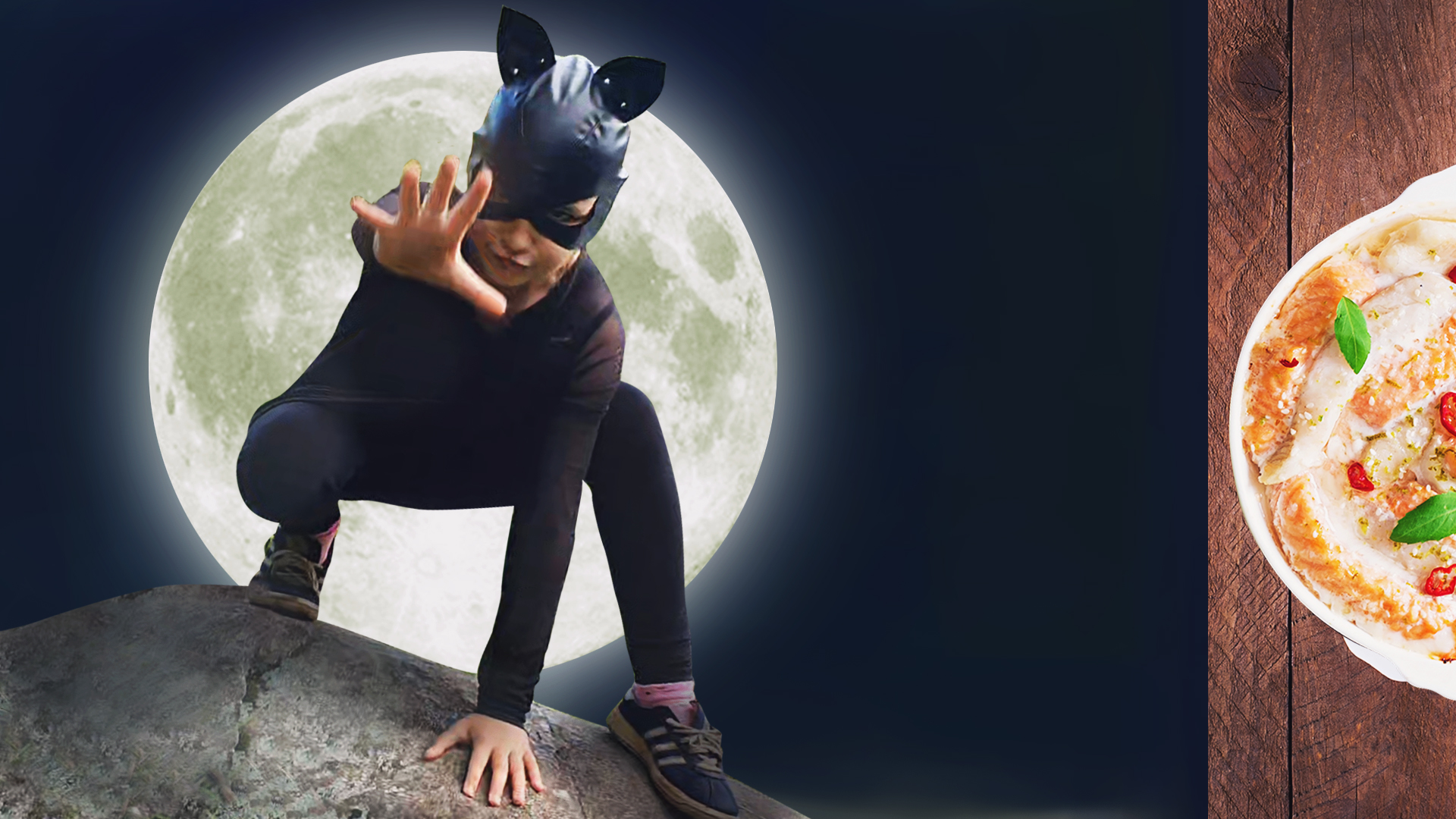 Женщина-Кошка против парней (Паста АЛЬФРЕДО)