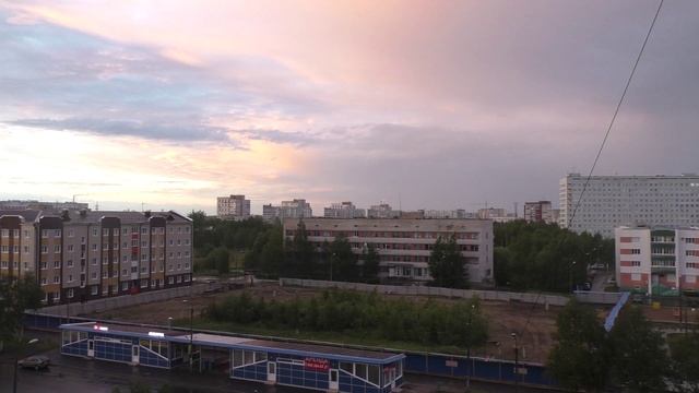 Вечер дождь и небо Северодвинск (2019)