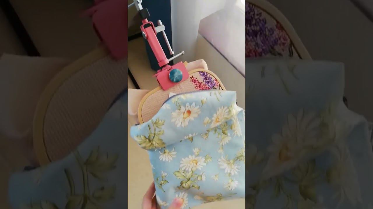 Сумочка-чехол для защиты вышивки