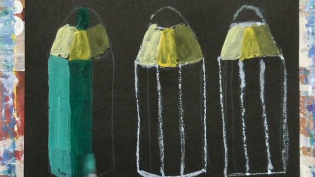 Карандаши. Урок закрытого клуба рисования для малышей и их родителей.